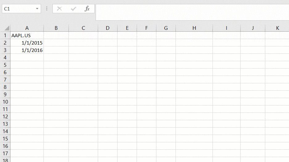 Excel Vba Stock Api With Examples — Stock Price Data Financial And Stock Market Api