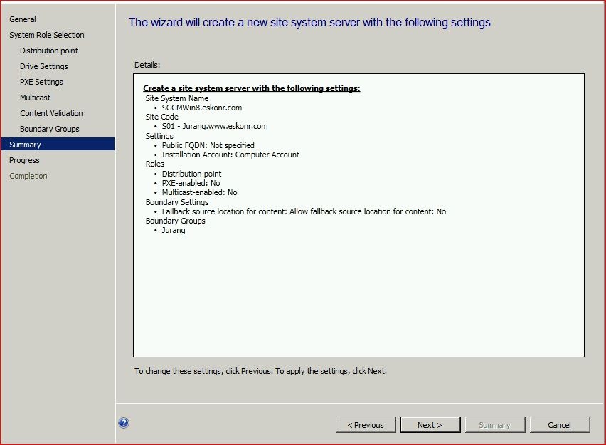 #SCCM / #Configmgr 2012 Configure DP Role on Windows 8 workstation ...