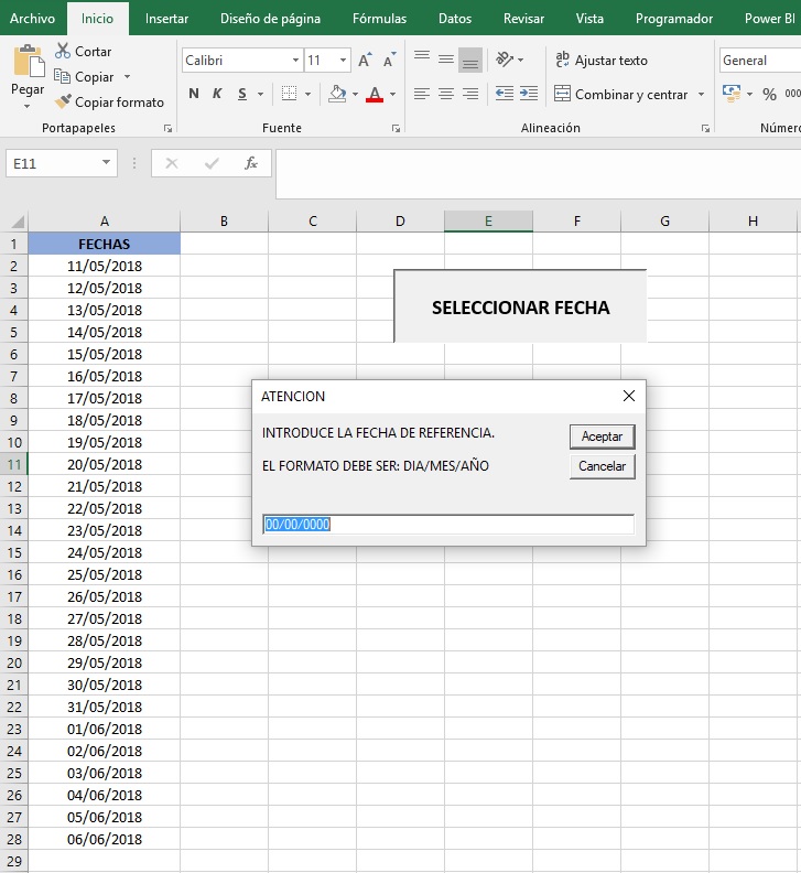 Utilizar Un Inputbox Con Vba Para Modificar Datos Excel Signum