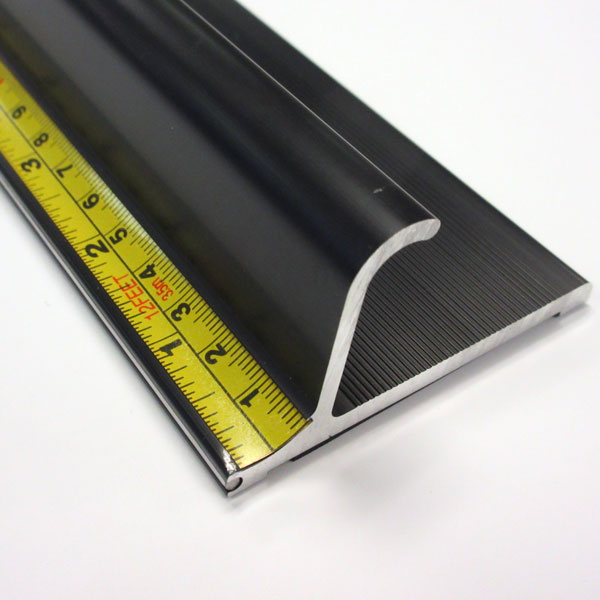 Aluminum Safety Ruler Black 2.6″ wide by 96″ – Far East Sign Equipment