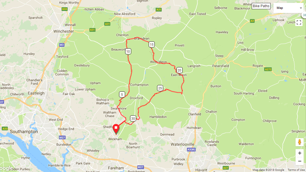 Shorter Routes – Fareham Wheelers