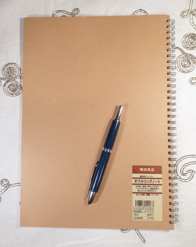 muji spiral bound note pad – great paper for a good price | lady dandelion
