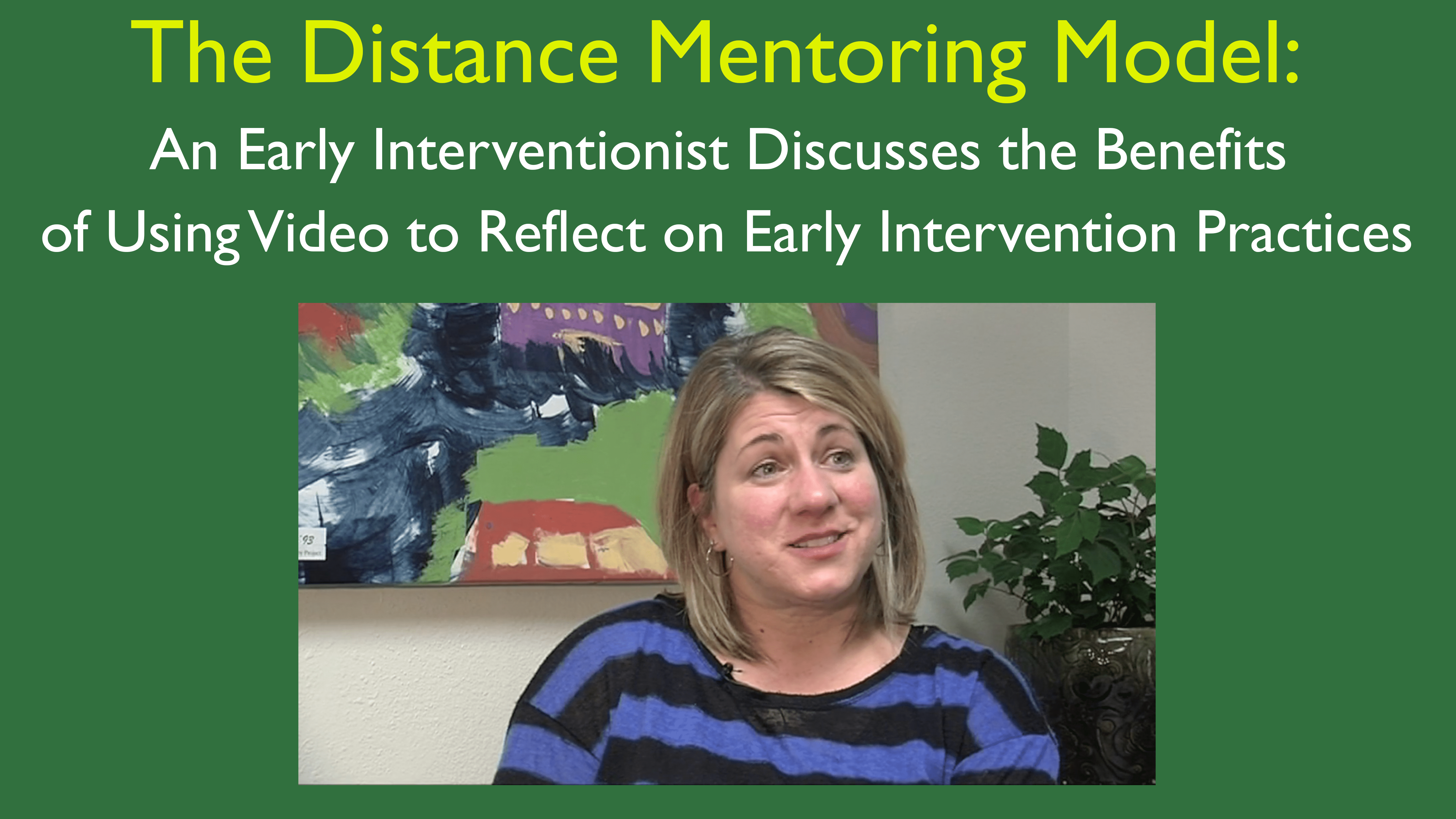 EI Perspectives – Family Guided Routines Based Intervention