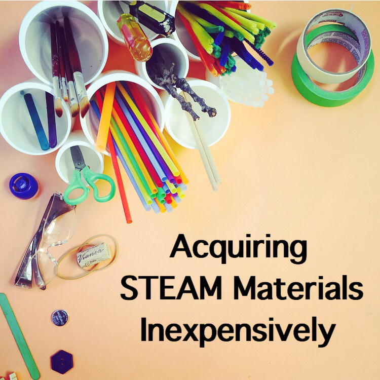 Tips For Acquiring Inexpensive STEAM Materials | Figment Creative Labs
