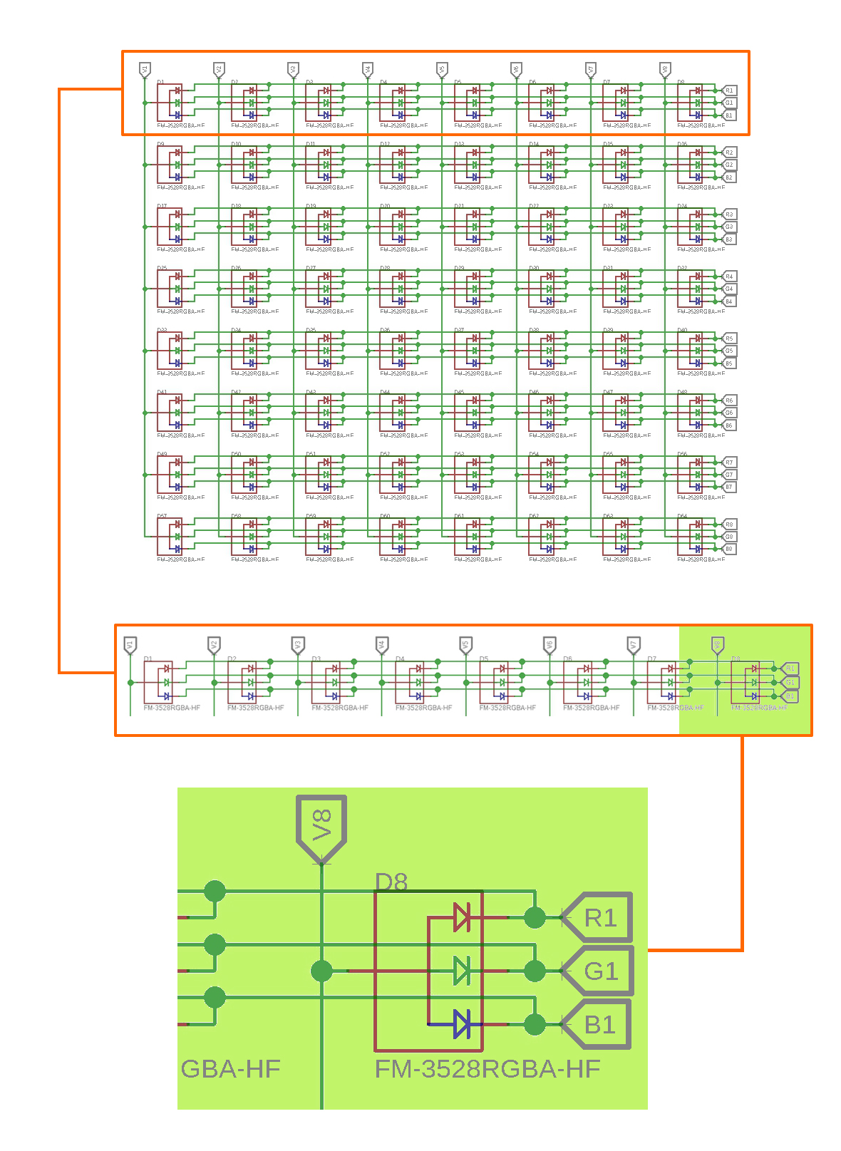 8x8 Rgb Led Matrix Circuit Diagram - Circuit Diagram