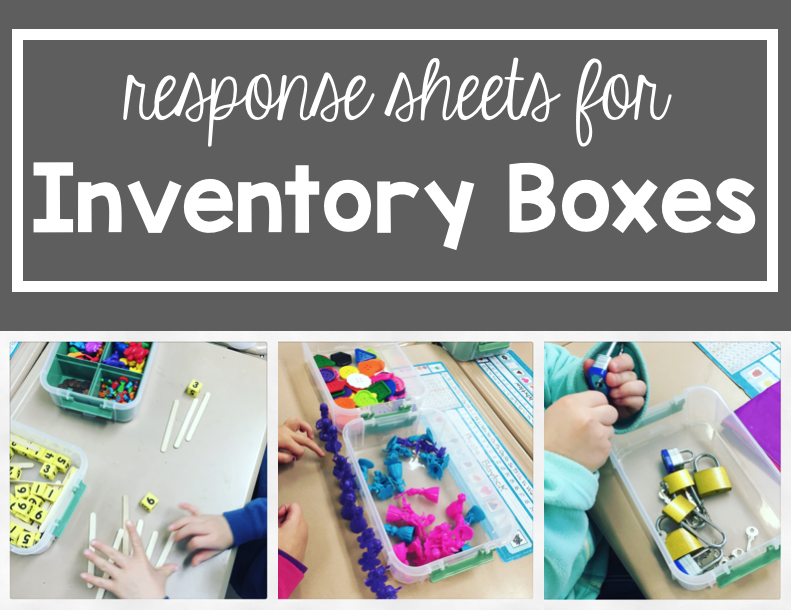 Inventory Exploration Boxes Freebie | First Grade Blue Skies | Bloglovin’