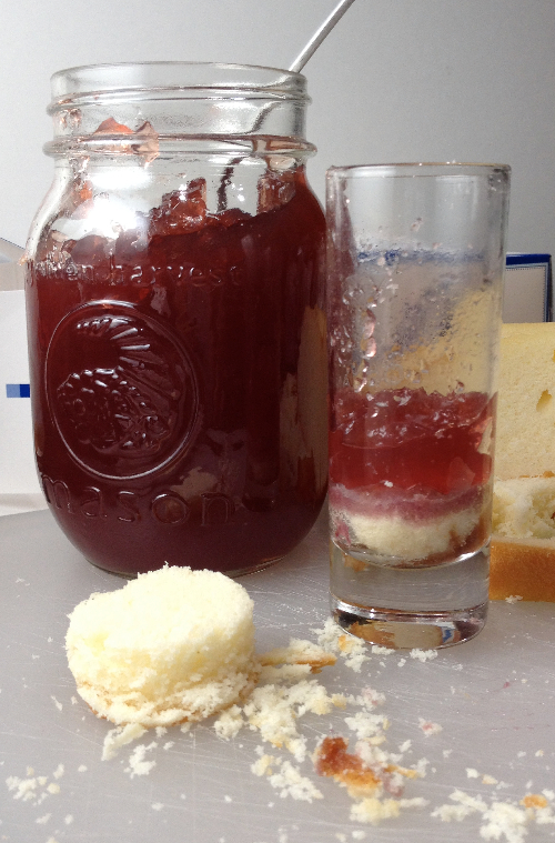 Wild Hibiscus Jelly and Trifle Shooters Dessert | Flamingo Musings