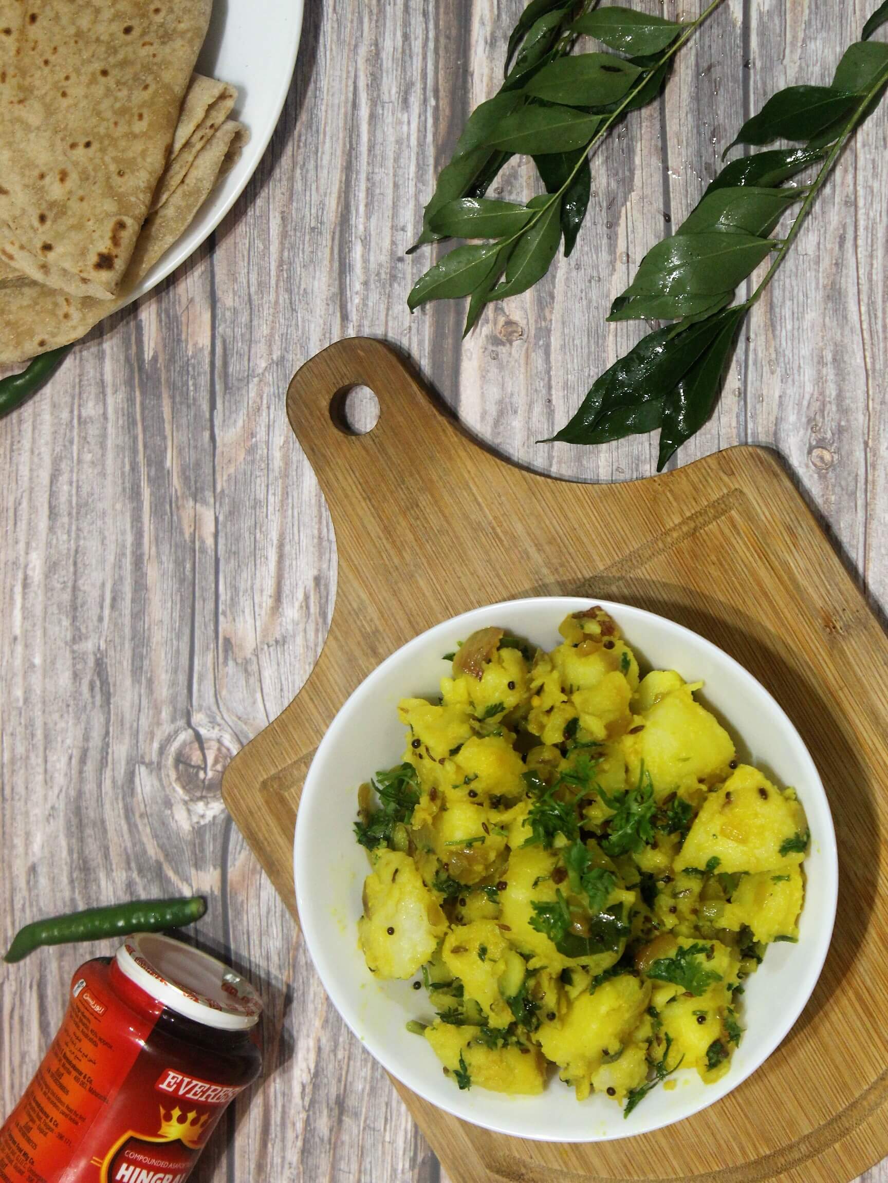 Potato Bhaji for Chapati | How to make Potato Bhaji | flavours of my ...