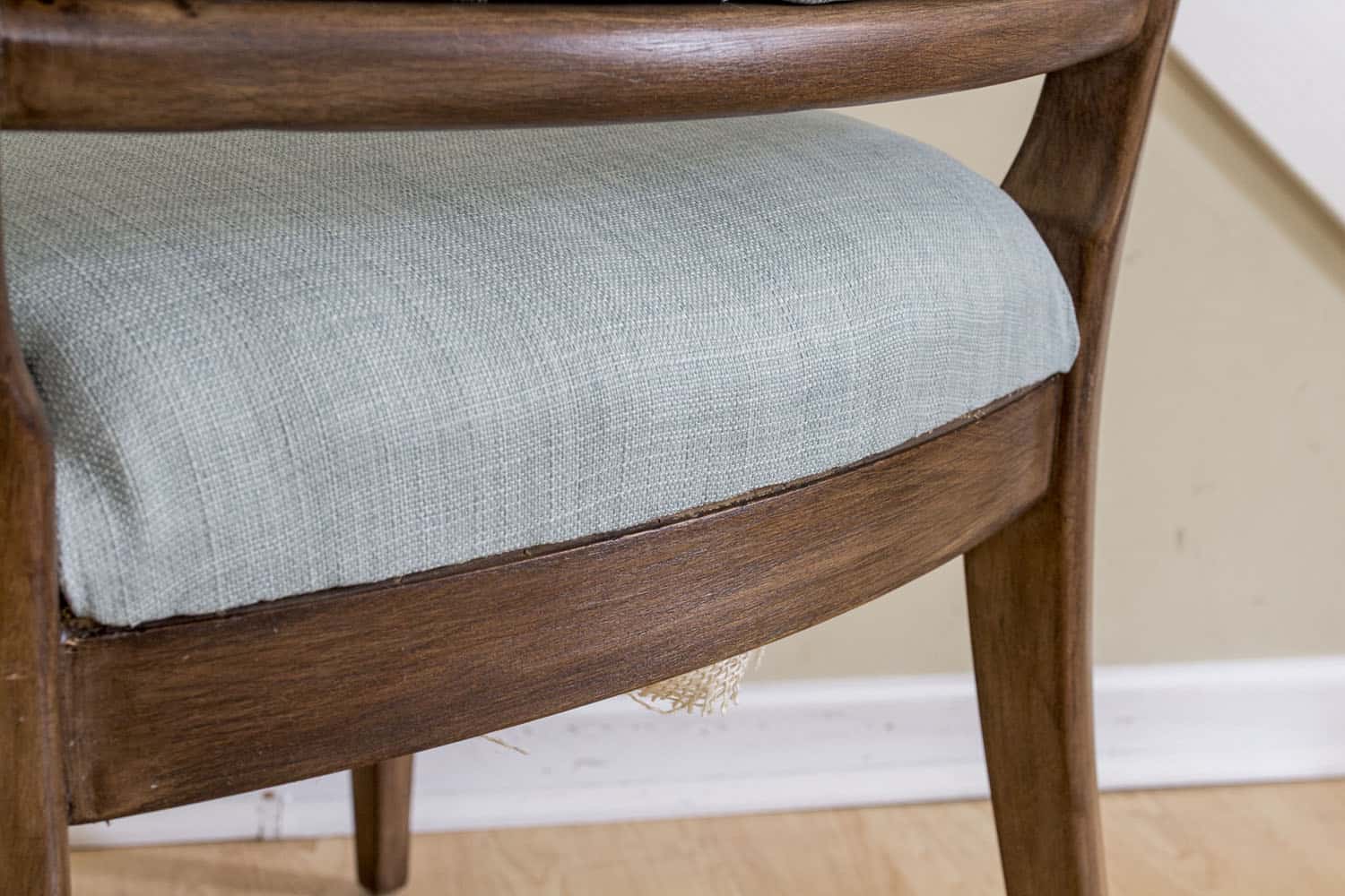 Reupholstered Wood Side Chair | Part 3 - Flexible Metal Tack Strips
