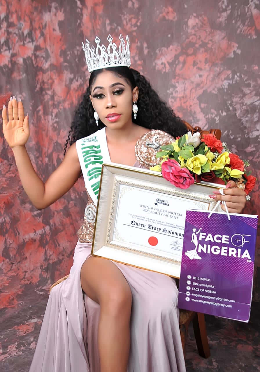 Tracy Solomon Wins Face Of Nigeria 2020/21 Pageant - FOREFRONT NG 2020/ ...