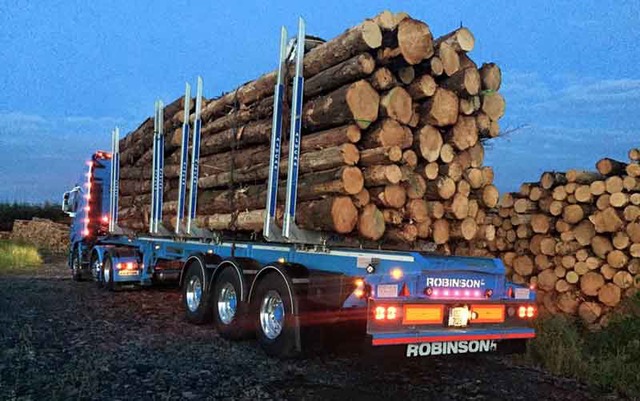Robinson Trailers at Elmia Wood 2017 - Forestry Trade Ireland