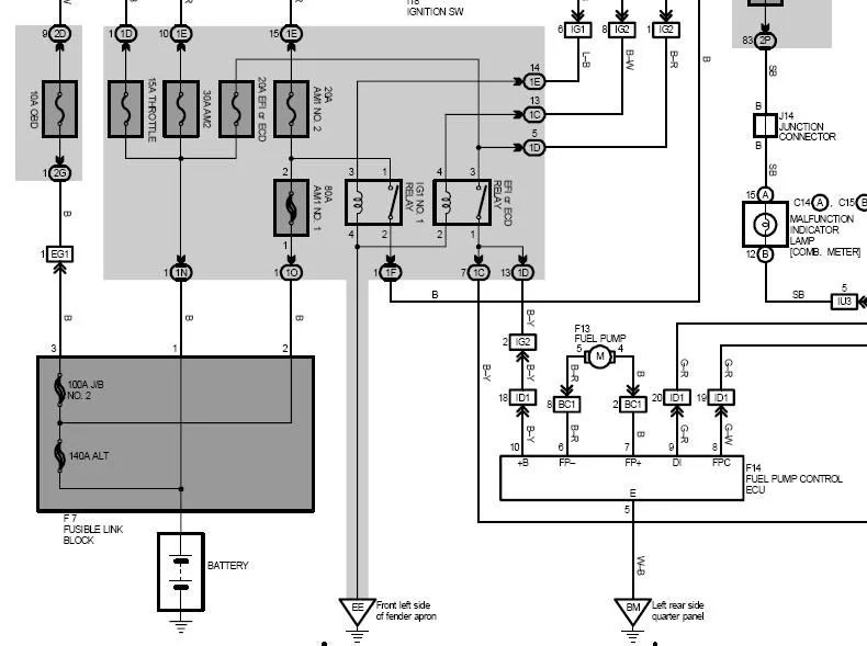 1hz Fuel Pump Wiring Diagram - Wiring Diagram