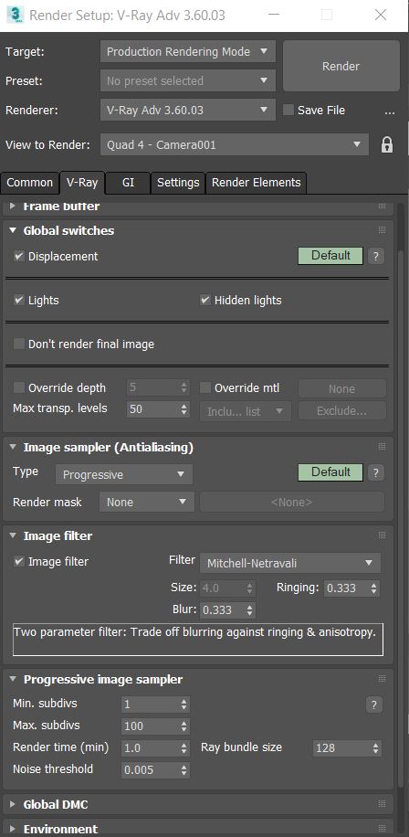3Ds Max Vray 5 Render Settings Gratis