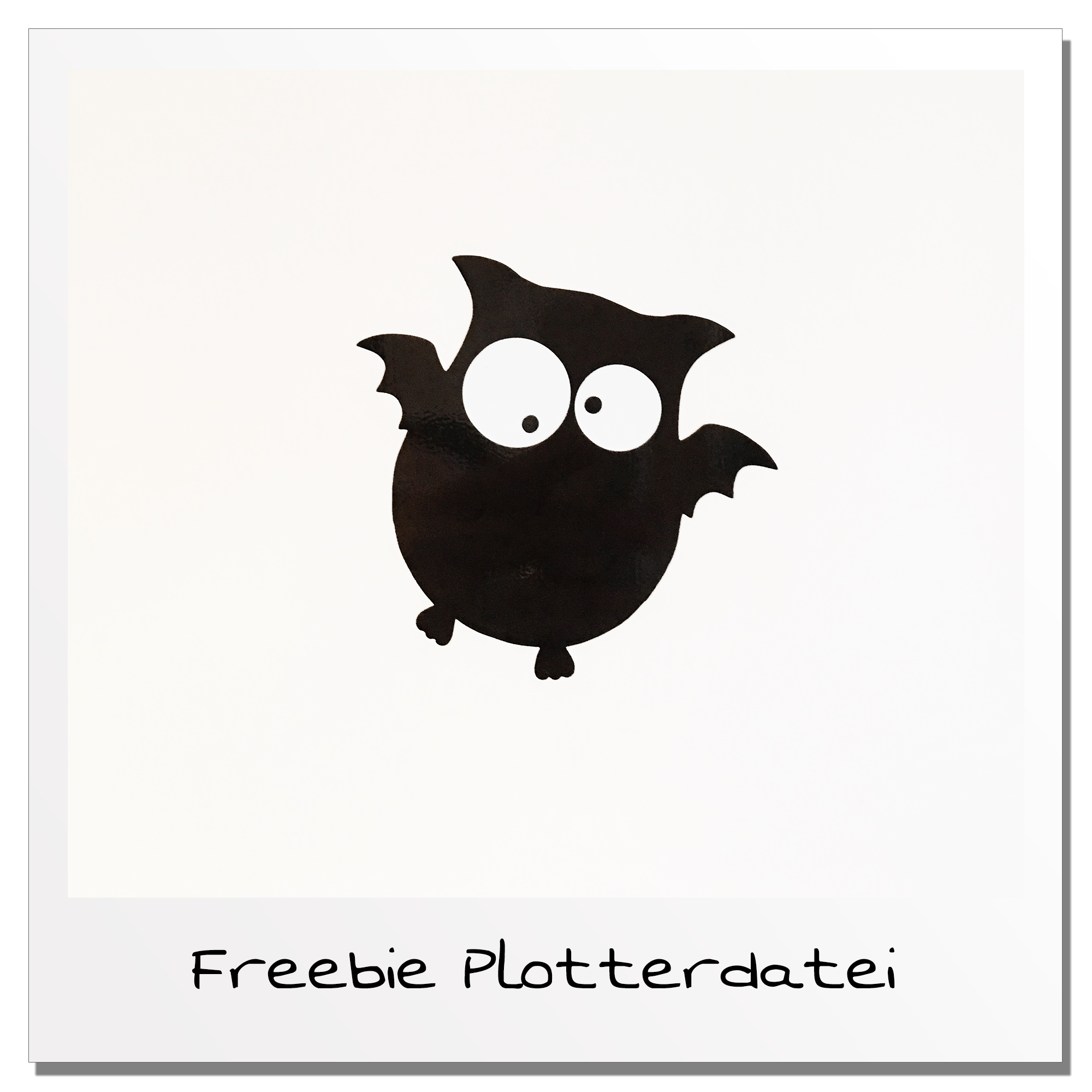 Freebie Plotterdatei - Fledermaus
