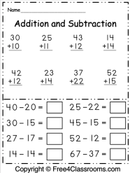 Addition Facts To 20 Worksheets Addition Worksheet First Grade Addition Facts To 20 Worksheets Addition Worksheet First Grade