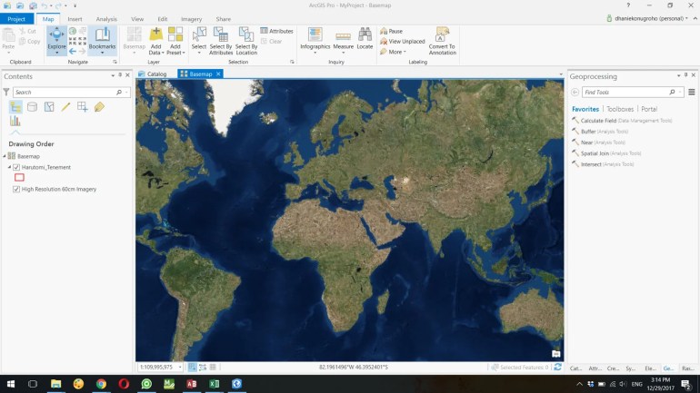 arcgis pro user interface | GIS Tutorial