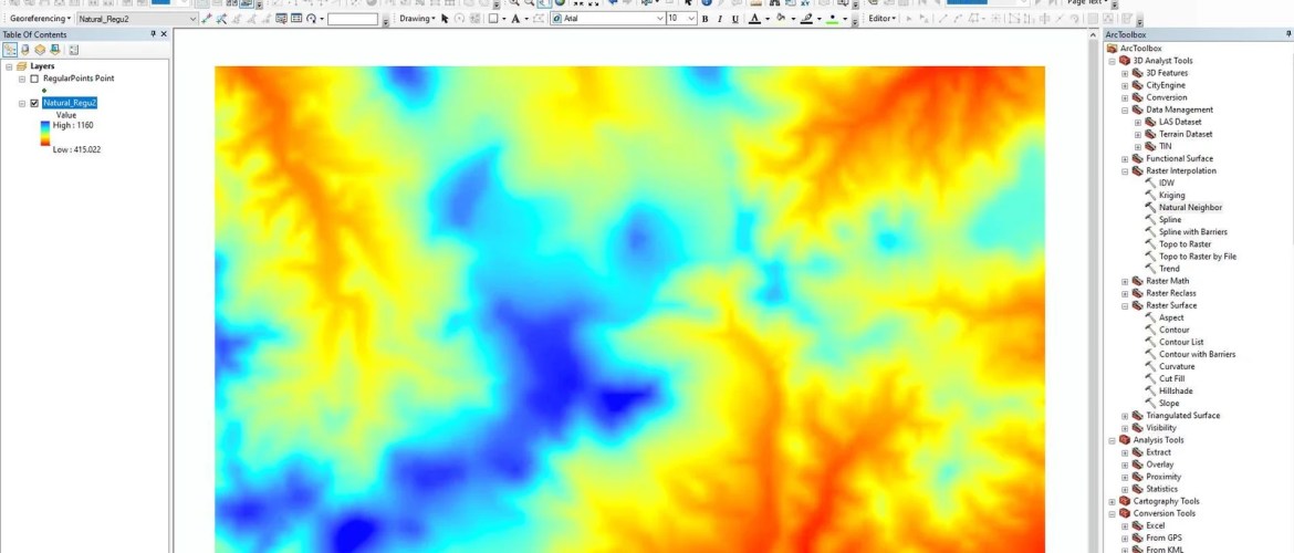 How to Create Surface Grid in ArcMap | GIS Tutorial