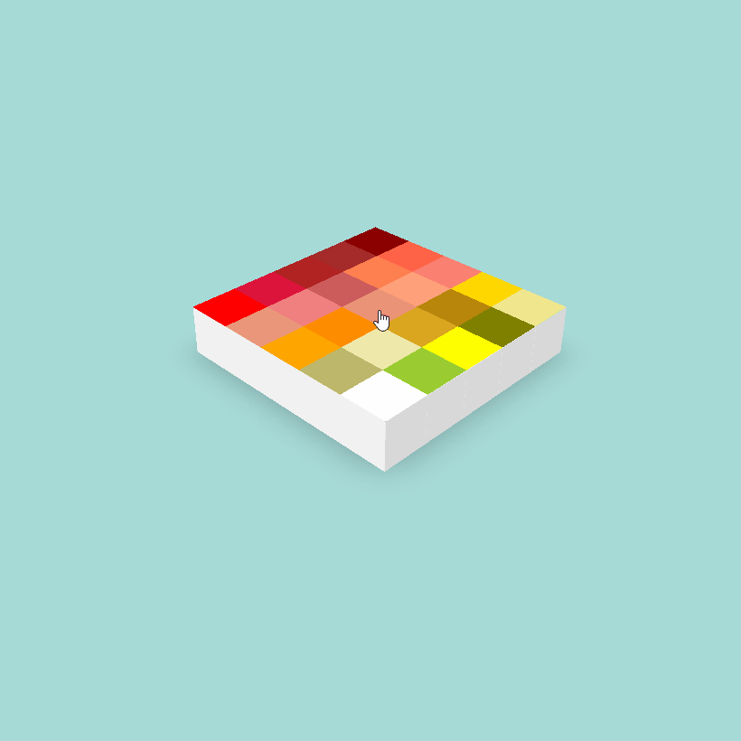 Pure CSS Color Picker Cube - - Fribly