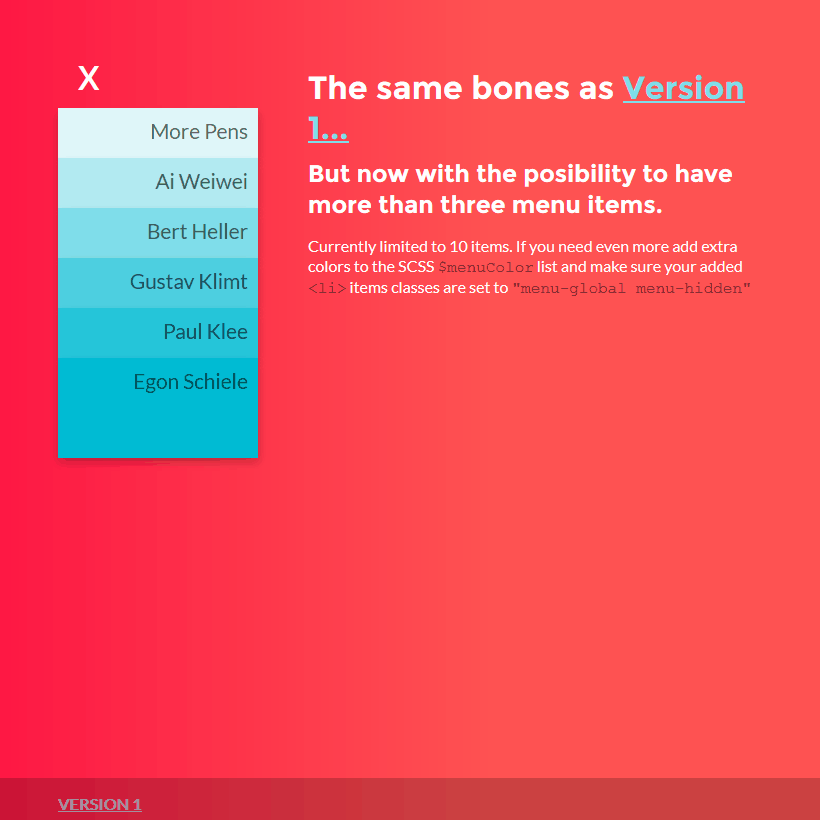 Expanding Burger/Menu Icon - - Fribly