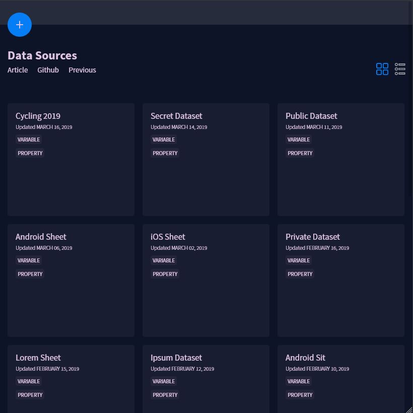 View Mode Switch Animation - CSS3, jQuery & Masonry - Coding - Fribly