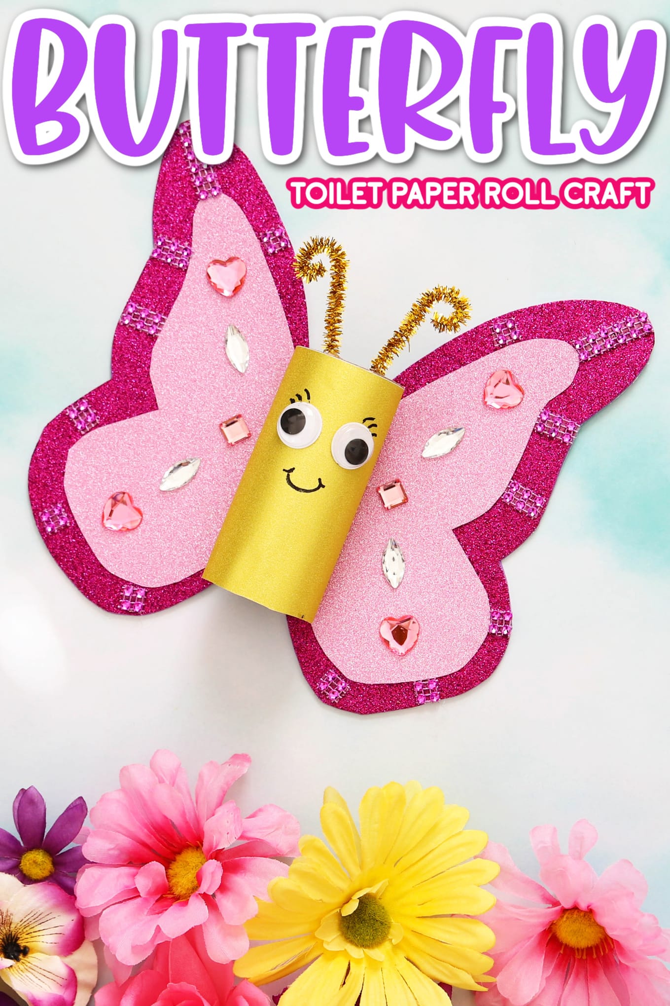 Butterfly Toilet Paper Roll Craft | Fun Money Mom