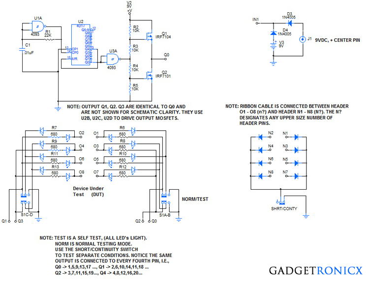 Audio Cable Tester Circuit Diagram - Circuit Diagram