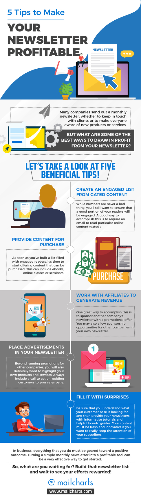 5 Tips to Make Your Newsletter Profitable