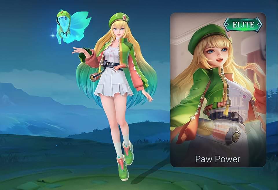 Harga dan Tanggal Rilis Skin Floryn Paw Power Mobile Legends (ML) | Gemskul