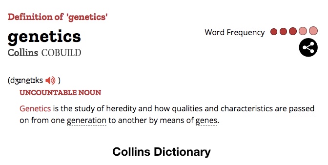 Definition Of Genetics And Related Terminologies – Genetic Education