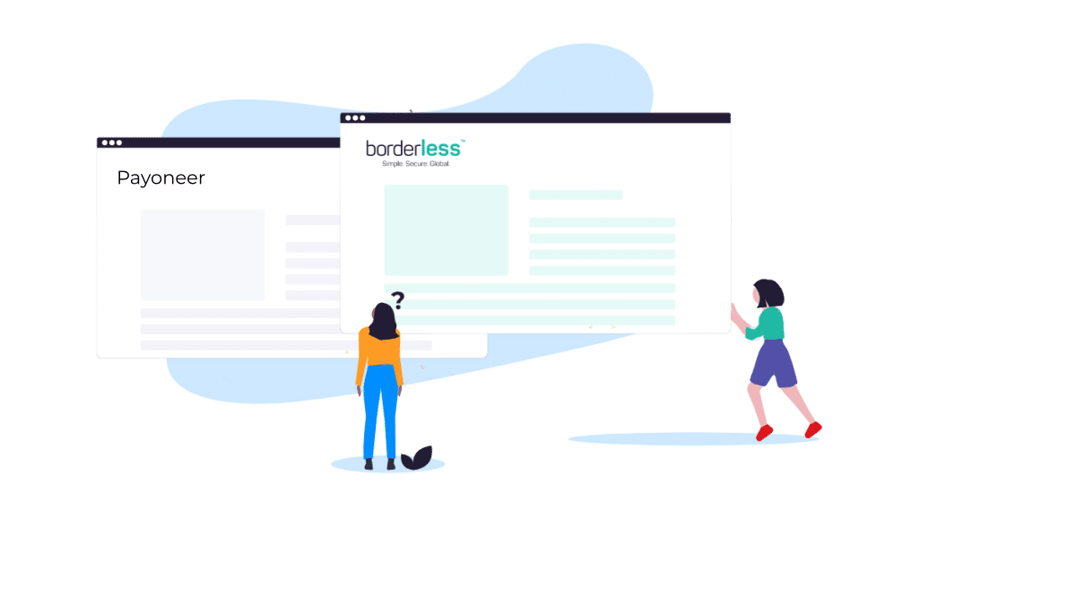borderless™ vs Payoneer | borderless Global Direct Bank Payment Solution