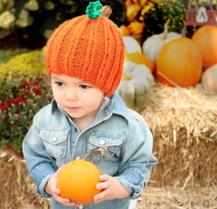 Knitted Pumpkin Hat Pattern