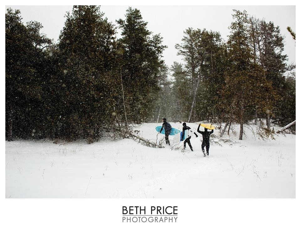 Winter Surfing on Lake Michigan |Glen Arbor Sun