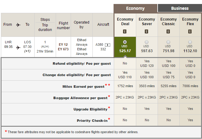Etihad Airways Nigeria: How To Book Flight Online And Their Contact ...