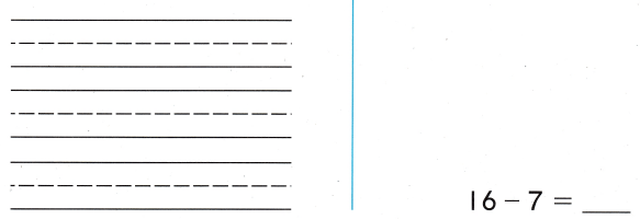 Texas Go Math Grade 1 Lesson 8.3 Answer Key Generate Subtraction Word ...