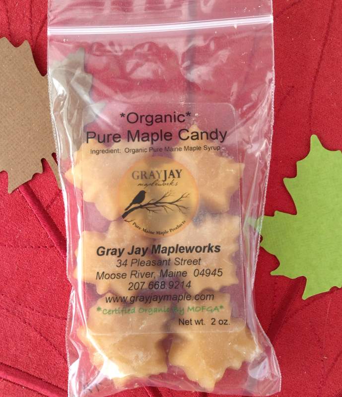 2 oz. Organic Pure Maine Maple Candy | Gray Jay Mapleworks