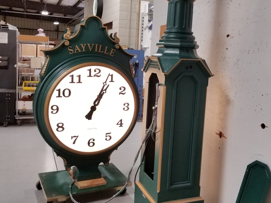 Sayville clock makes its return to Main Street by the end of September