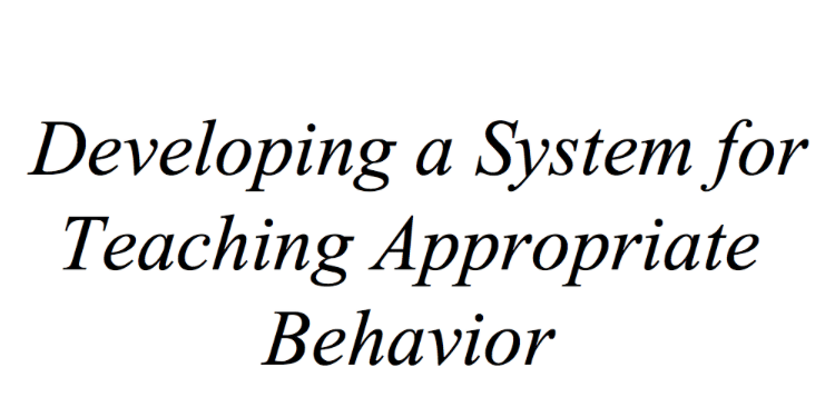 Increasing Positive Behavior - Dropout Prevention