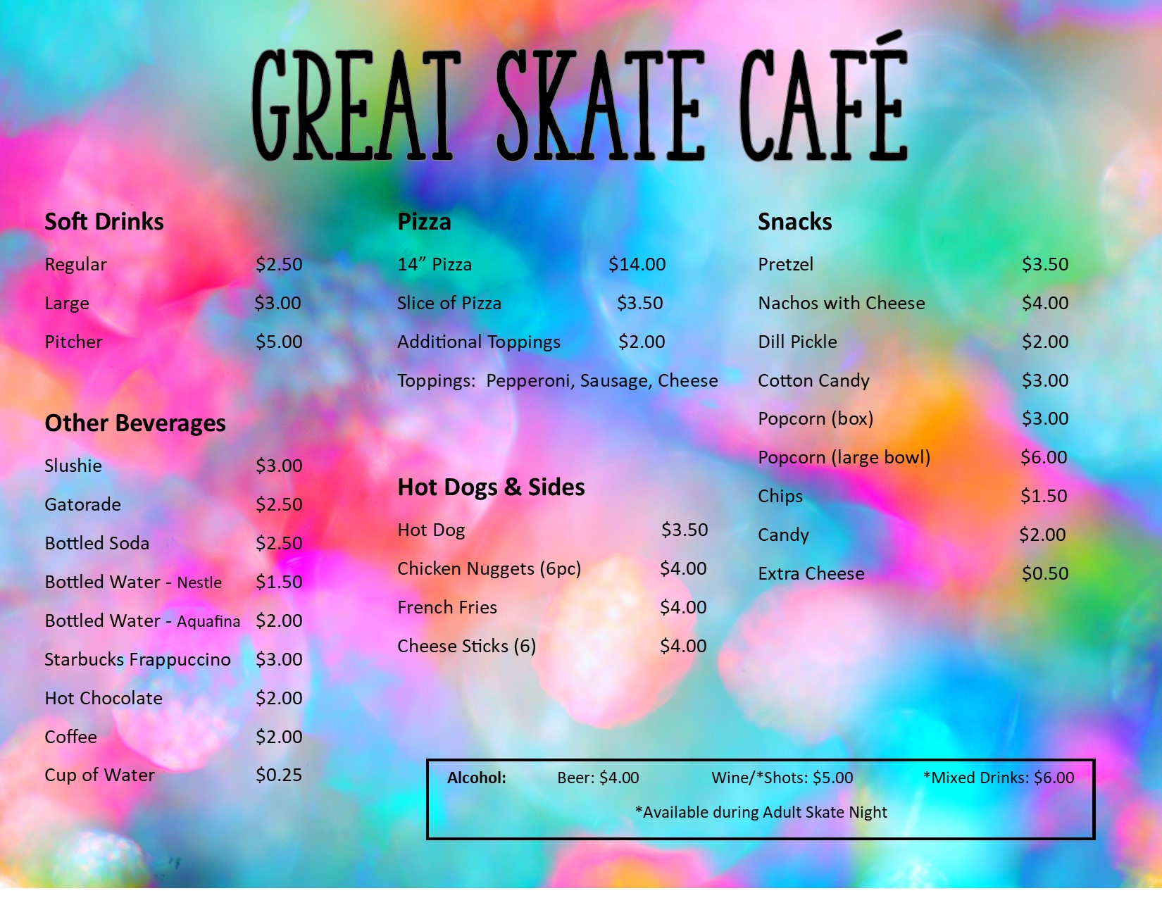 Café Menu