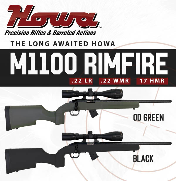 Howa M1100 Rimfire Series Now Shipping