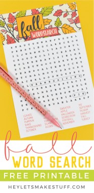 Printable Fall Word Search For Kids Adults And Everyone In Between Printable Fall Word Search For Kids Adults And Everyone In Between