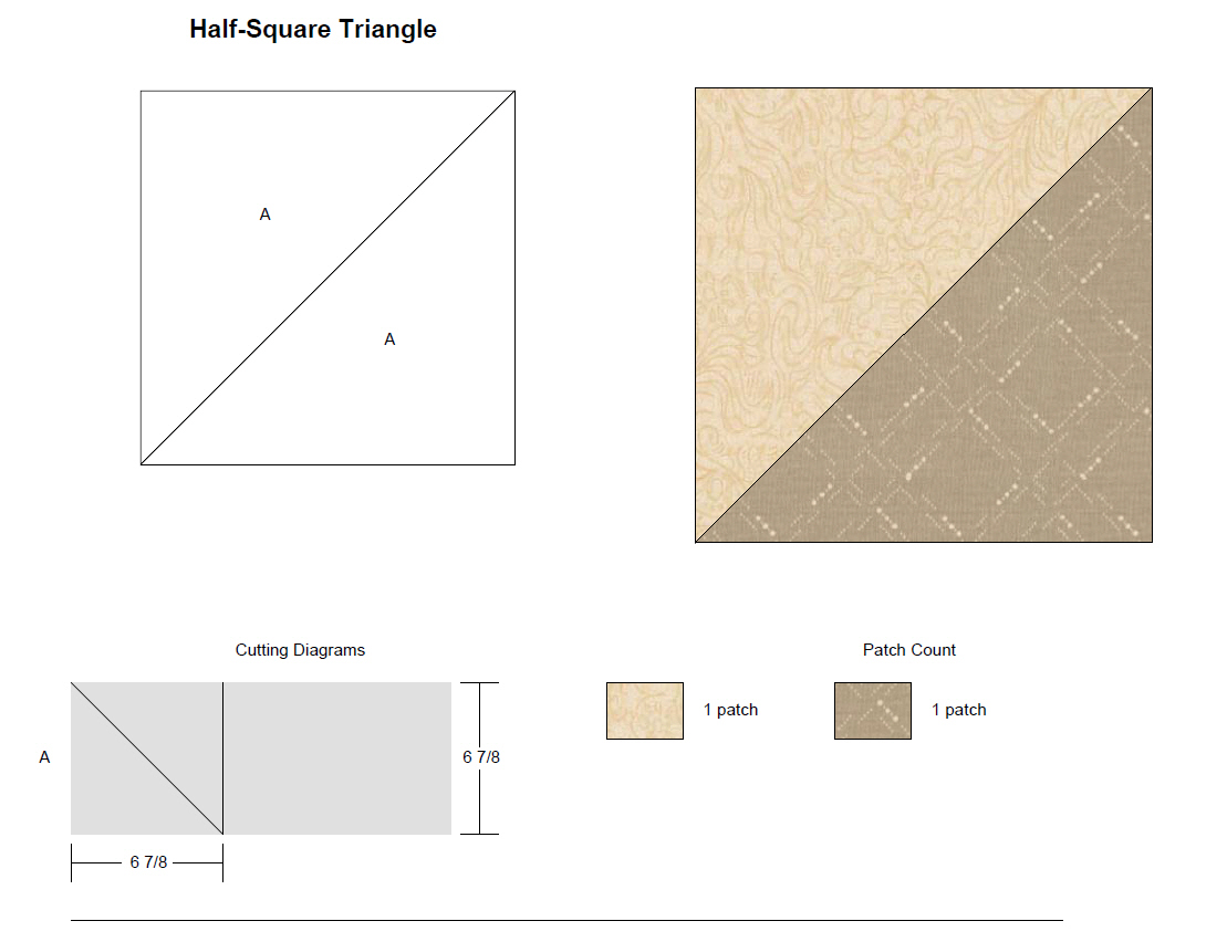 Making Half Square Triangles | Hobby Stash