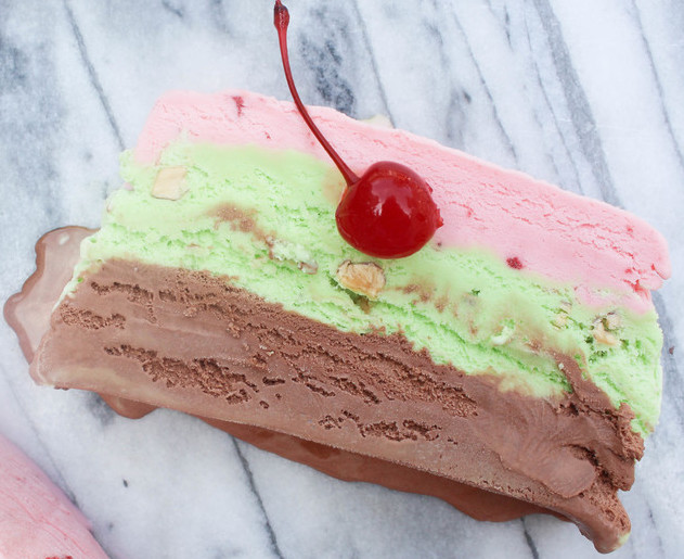 Italian Spumoni - Hoffstots Cafe Monaco Restaurant in Oakmont Pittsburgh PA