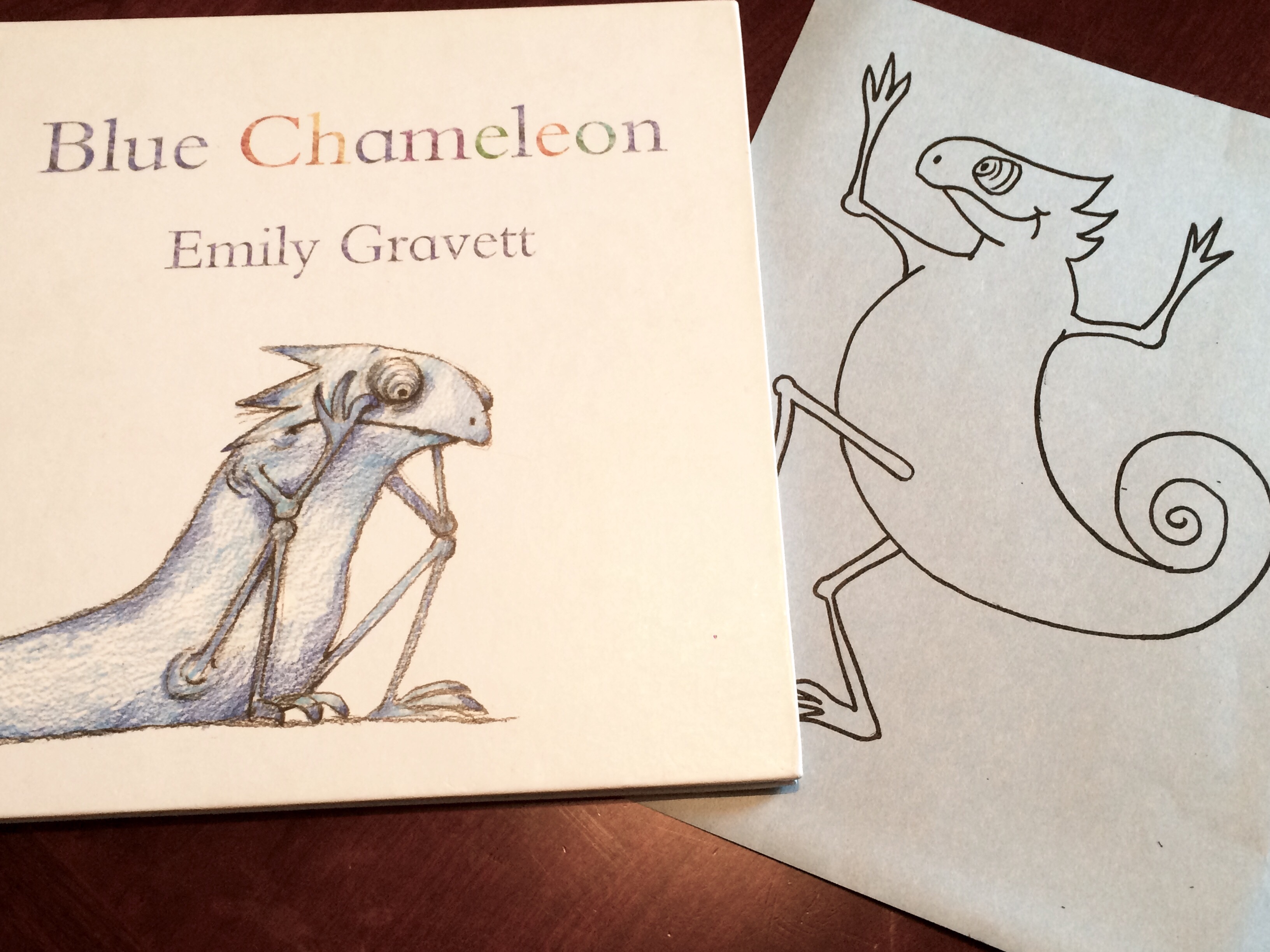 Blue Chameleon Activities - Homegrown Reader