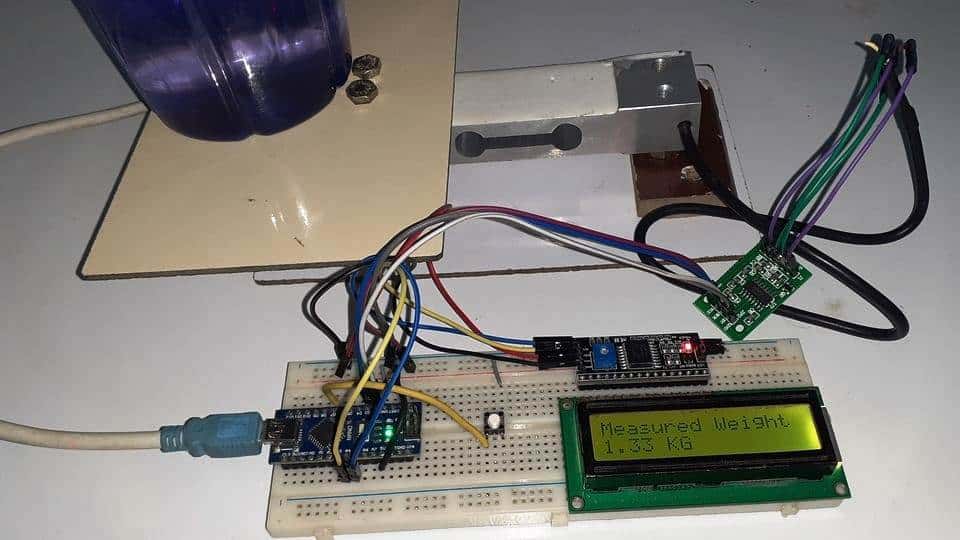 Hx711 Load Cell Amplifier Circuit Diagram