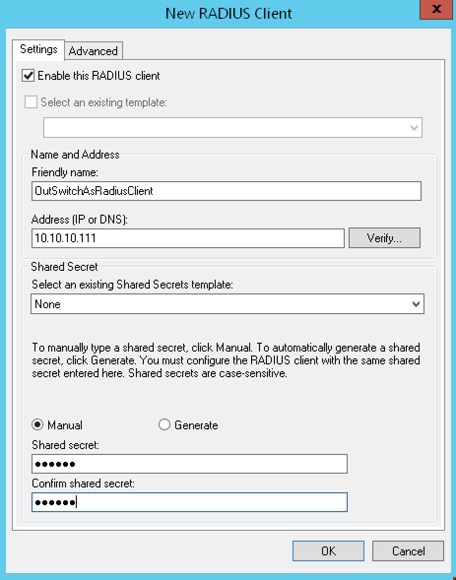 How to Enable Dot1x authentication for wired clients