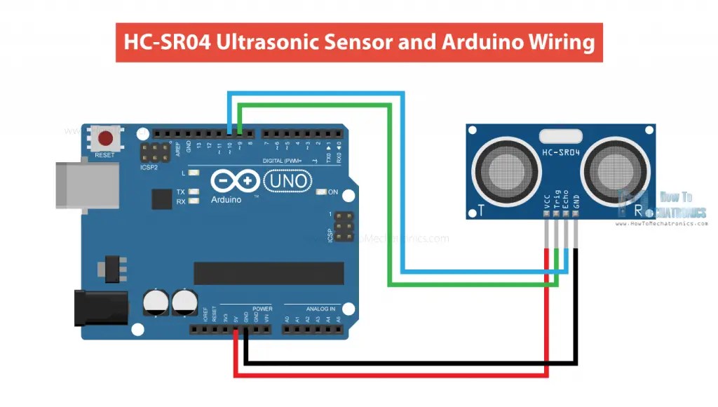 Circuit Diagram Of Arduino Based Distance Measurement - Circuit Diagram