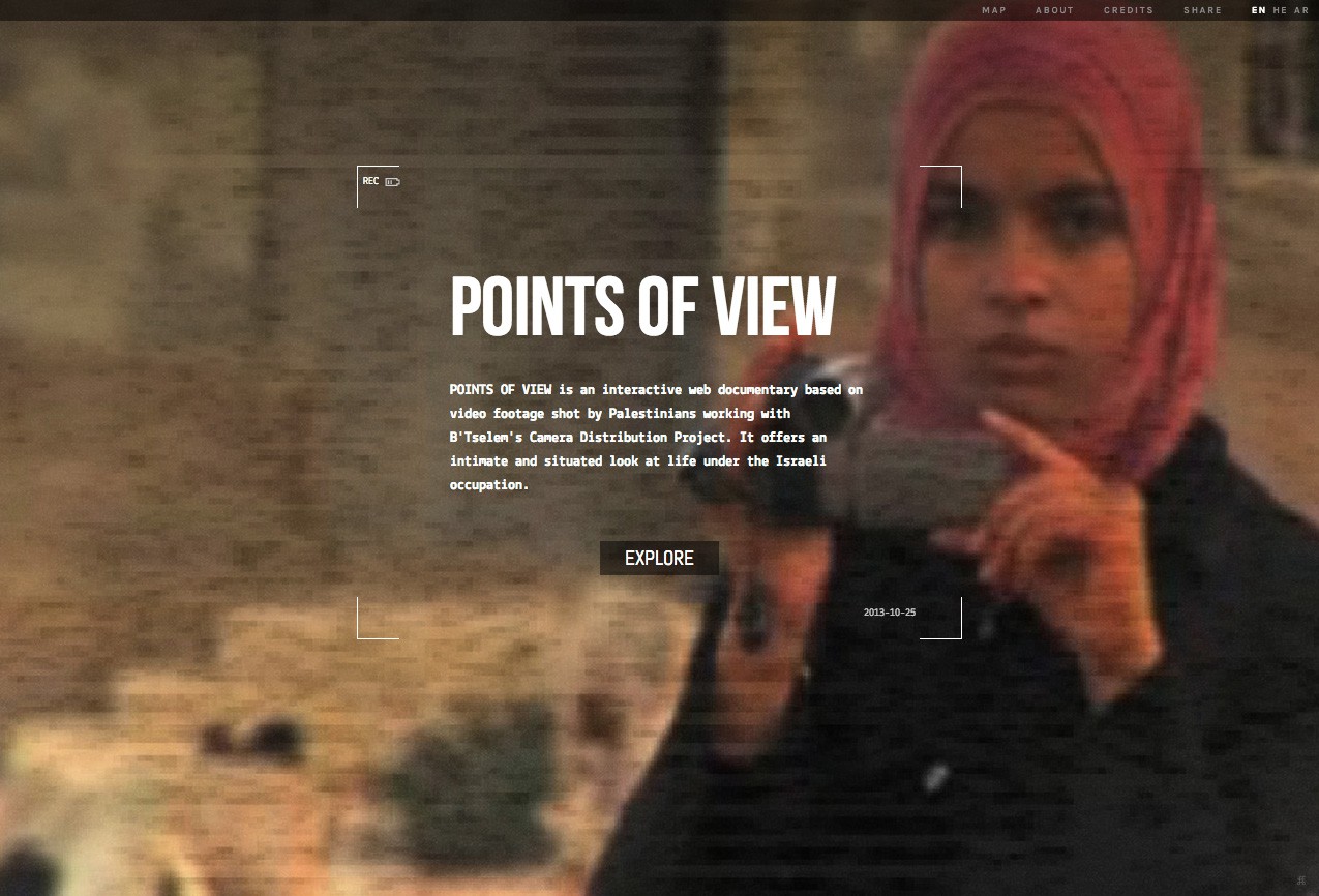 Points of view: putting occupied territories on the (interactive) map ...