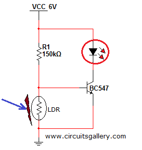 Rain Alarm Circuit Using Bc547