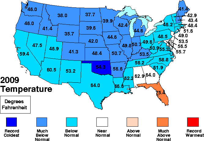 October 2009 3rd Coldest for US in 115 Years, What about the Upcoming ...