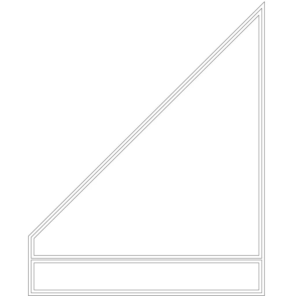 Raked windows - Idealcombi UK - Angled & Triangle Windows